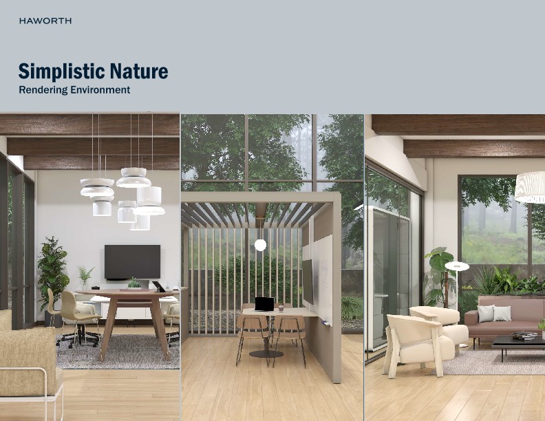 Environmental Rendering Package - Simplistic Nature | Details Page | Haworth